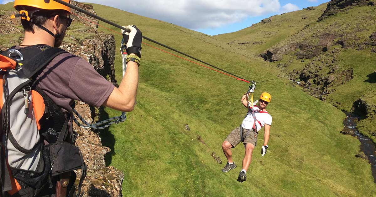 Zipline Tour from Vik | South Iceland | Adventures.com