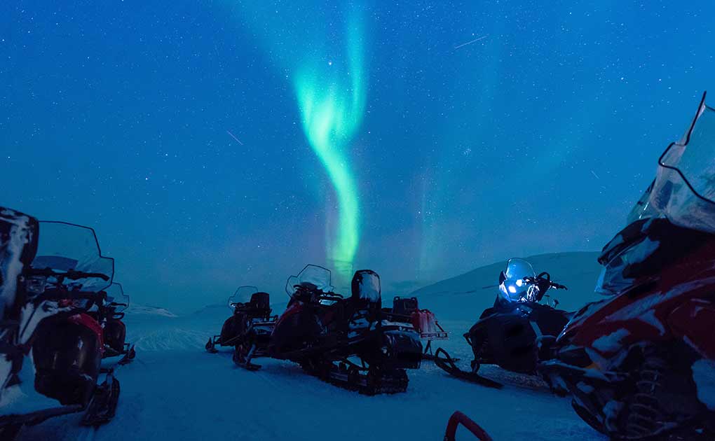 Northern Lights Hunt on Snowmobile with BBQ | Adventures.com