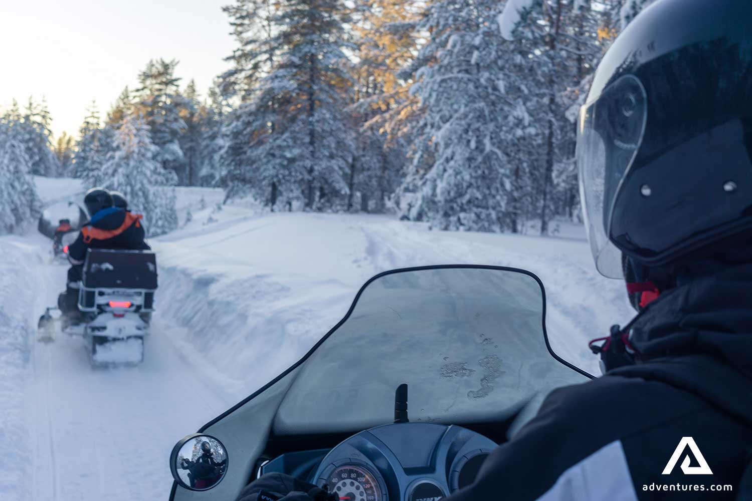 Snowmobiling Tour in Swedish Lapland | Adventures.com