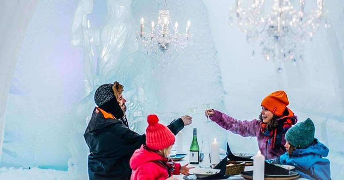 Arctic Snowcastle with Dinner in Ice Restaurant