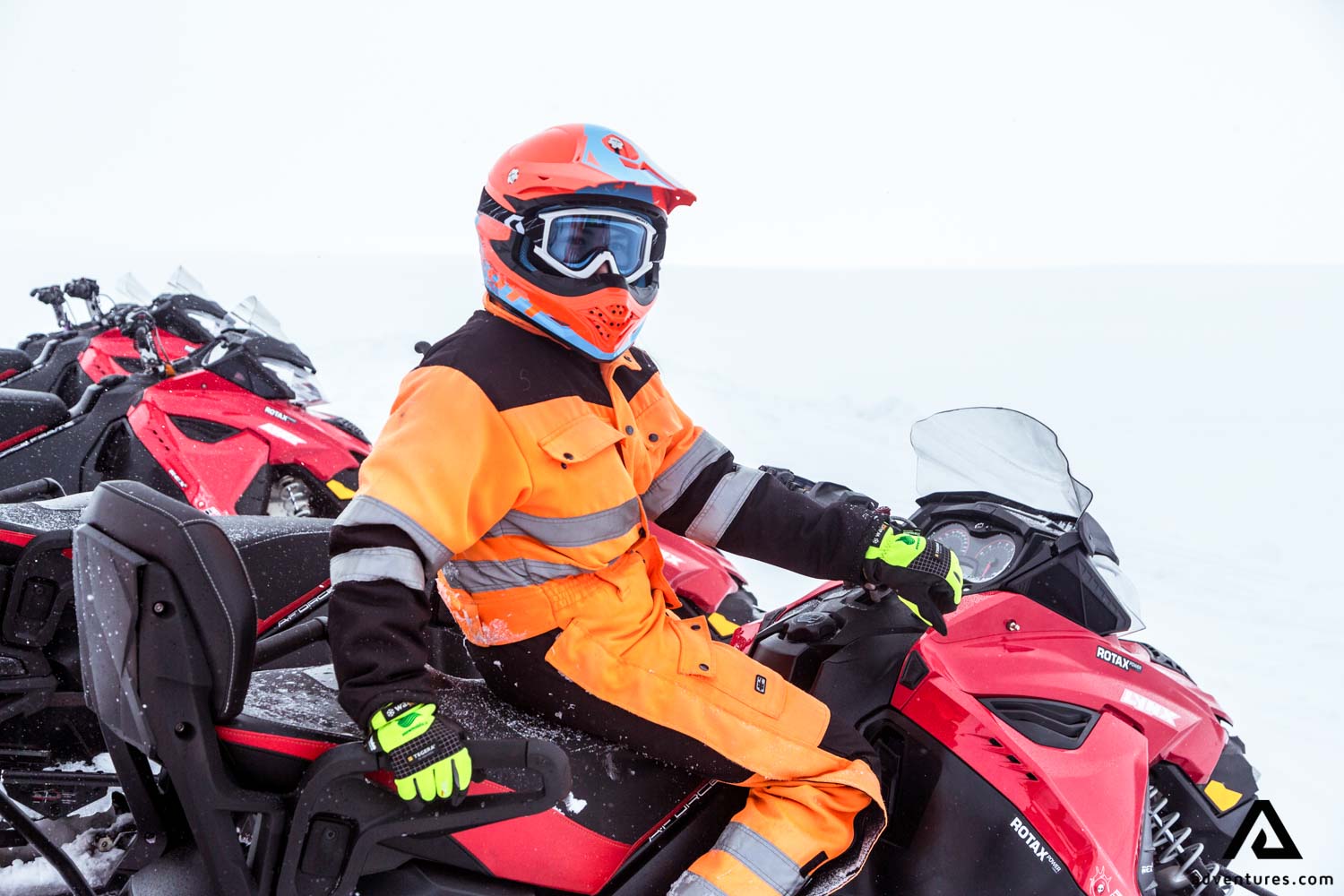 Snowmobiling & Man-Made Ice Tunnel | Adventures.com