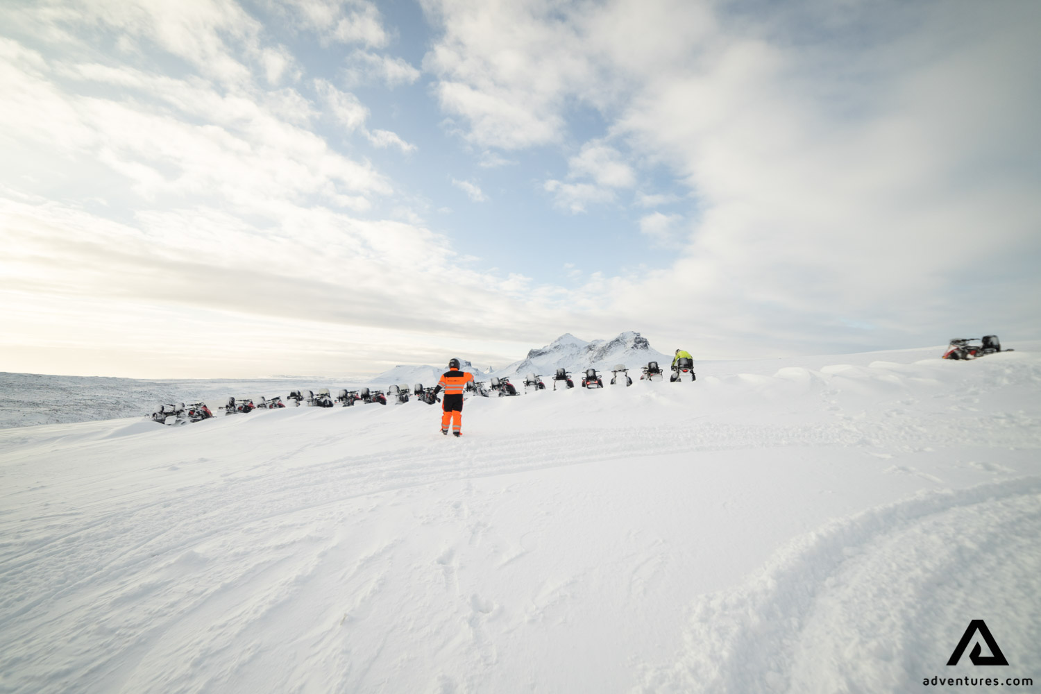 Snowmobiling & Man-Made Ice Tunnel | Adventures.com