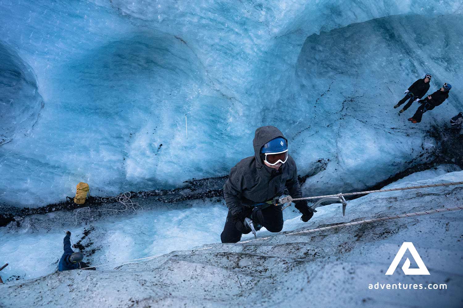 Blue Ice Glacier Hike and Ice Climbing in Iceland | Adventures.com