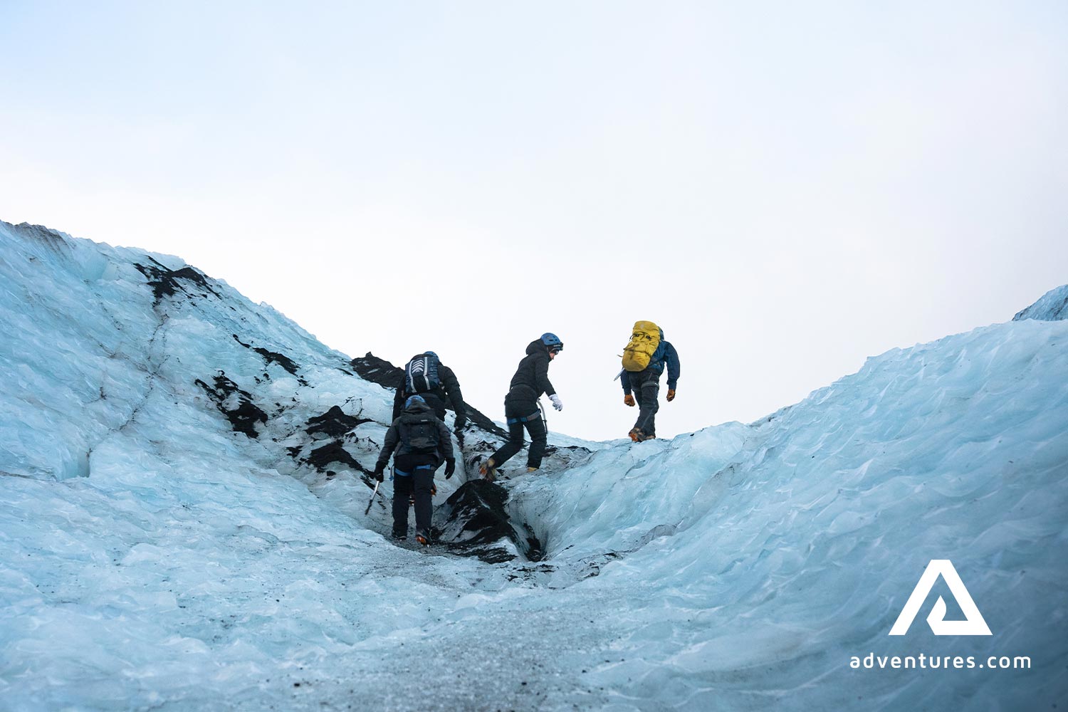Blue Ice Glacier Hike and Ice Climbing in Iceland