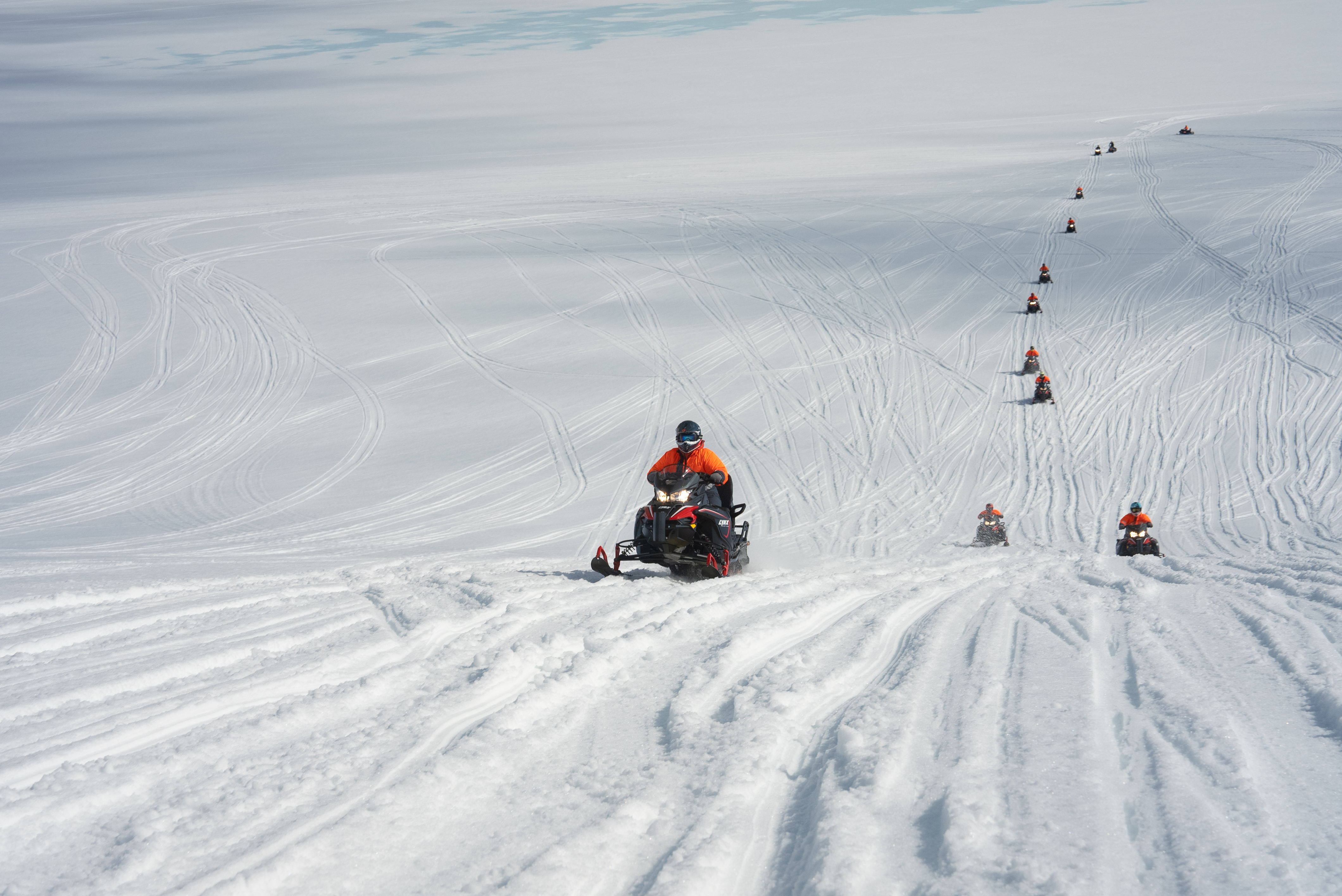 Glacier Snowmobile Tour From Geysir or Reykjavik