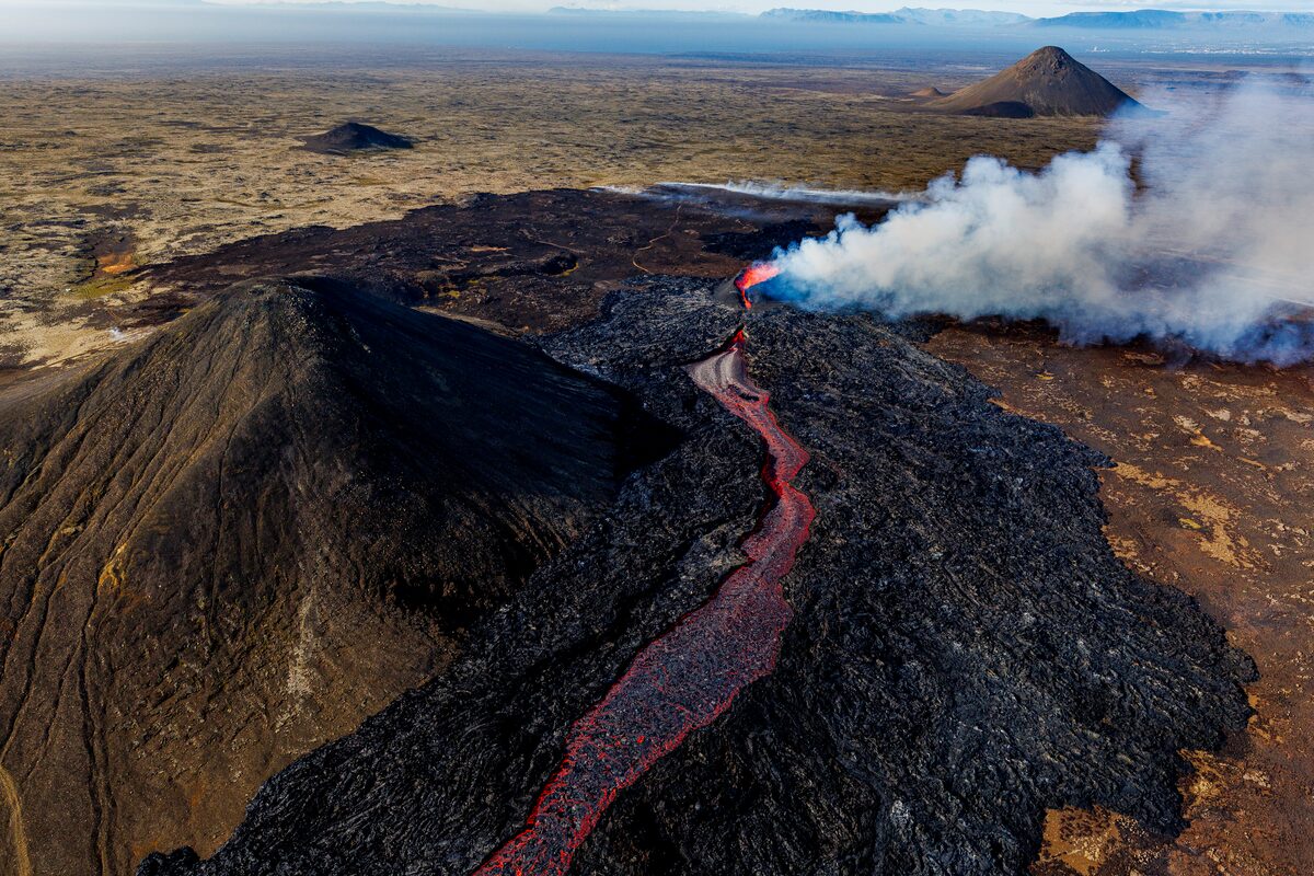 35-Minute Volcano Helicopter Journey Over Reykjanes